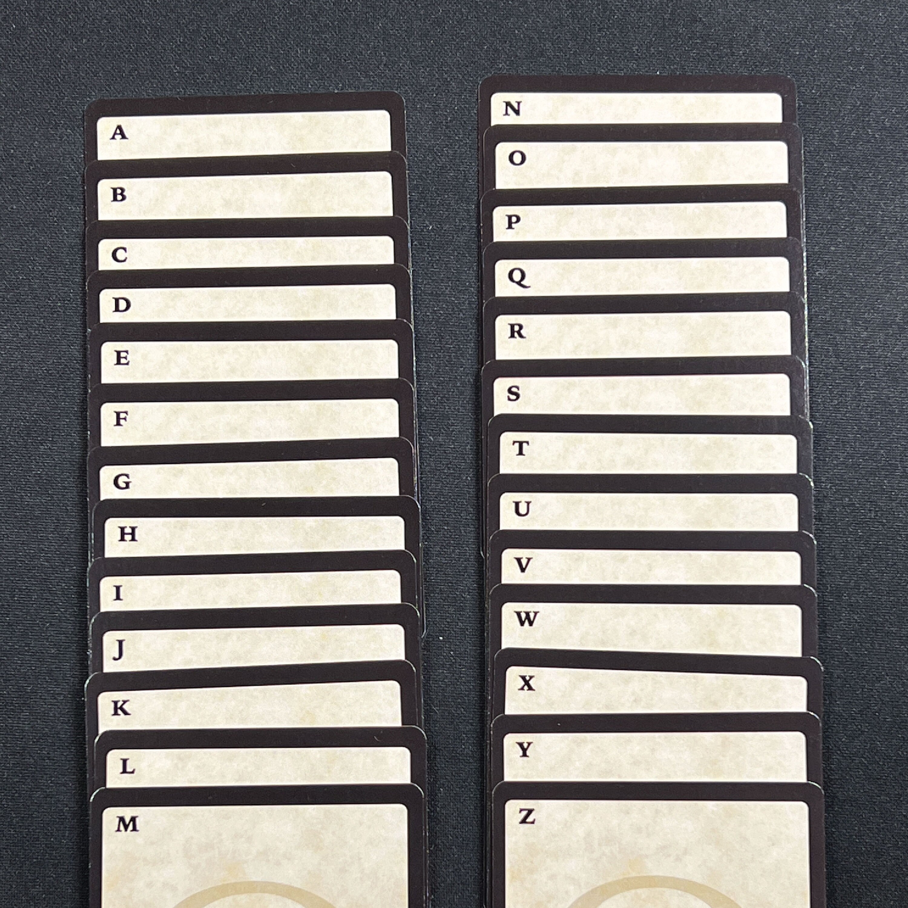 A-Z Pack Magic the Gathering Organizer Cards: 26 Cards for Organizing ...