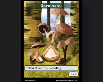 Saproling Creature Token for MTG magic the Gathering - Etsy