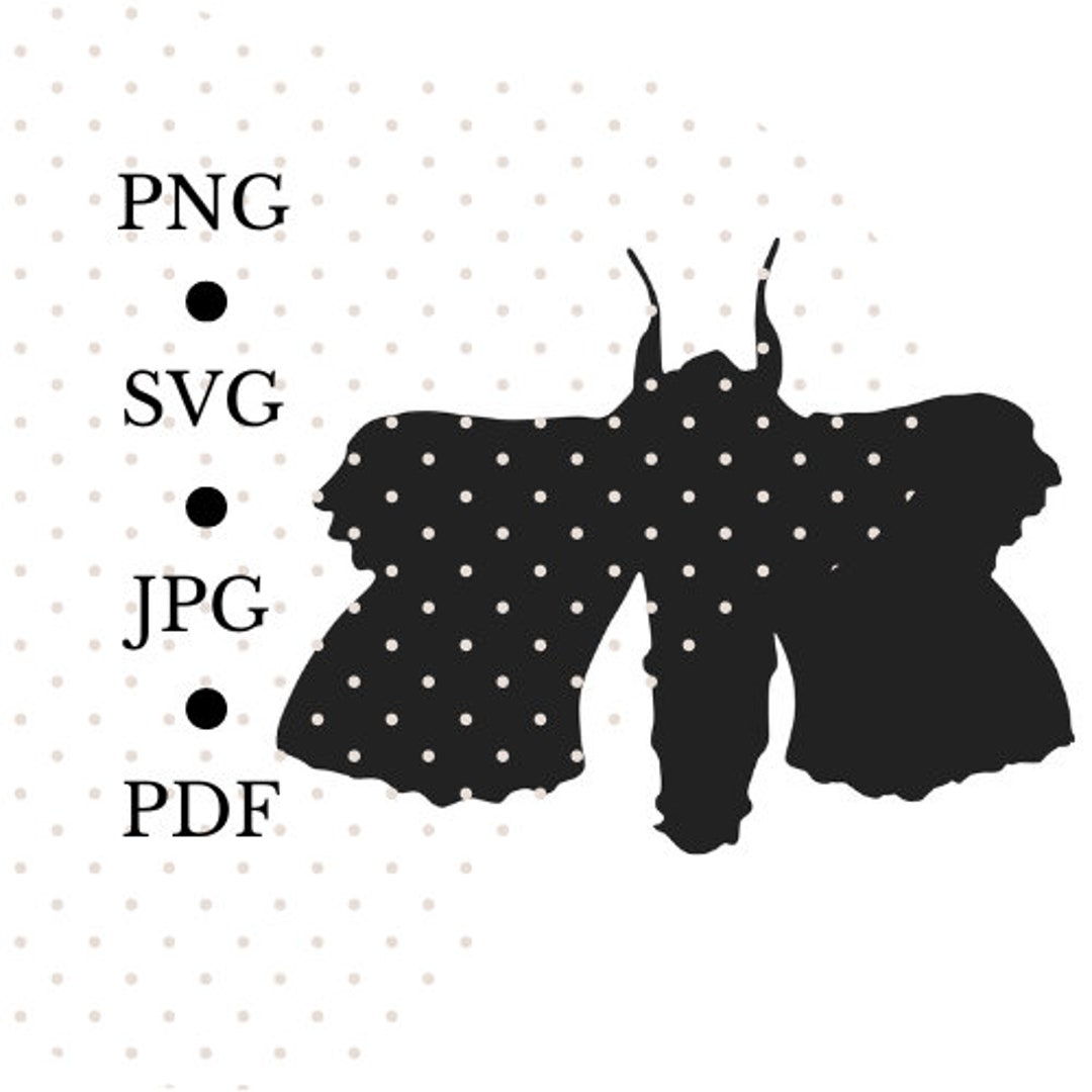 Walnut Sphinx, Moth SVG File, Insect Digital File, Cutting Machine ...