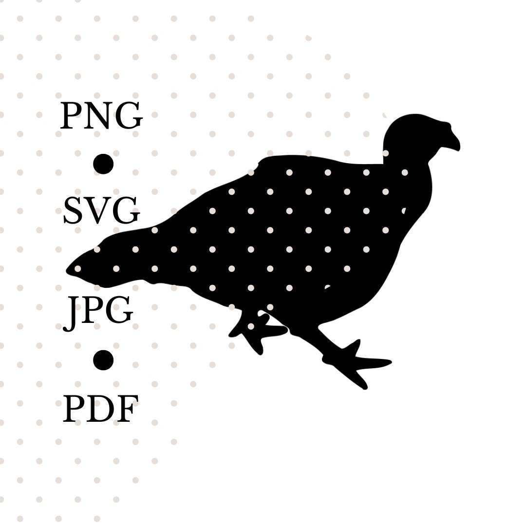 Farm Turkey Digital Download, Printable Turkey SVG, Side View Turkey ...