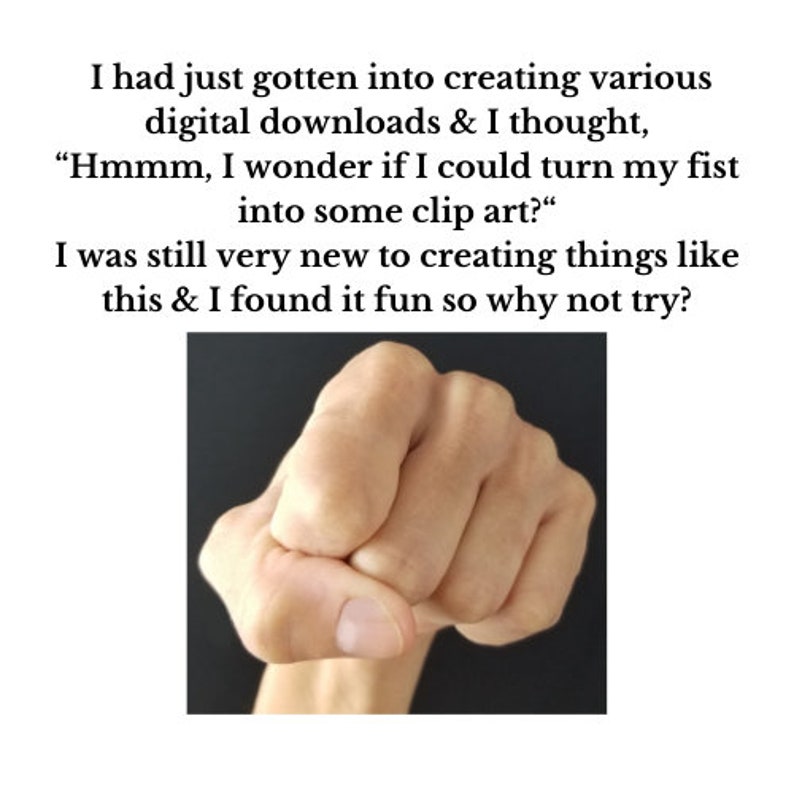 Closed Fist Digital File, Clenched Hand, Clip Art of Fist, Hand Over ...