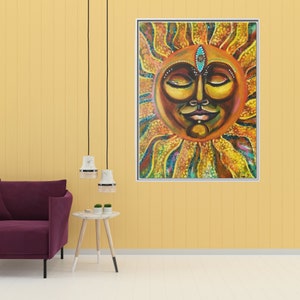 Sunshine Inspired Wall Art: Vibrant Sun Prints for Cozy and Bright Home ...