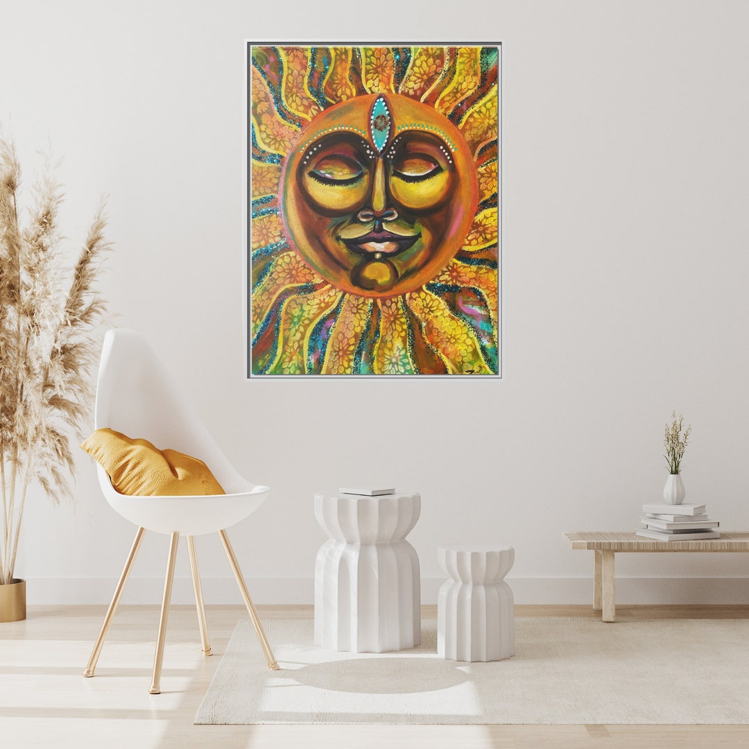 Sunshine Inspired Wall Art: Vibrant Sun Prints for Cozy and Bright Home ...
