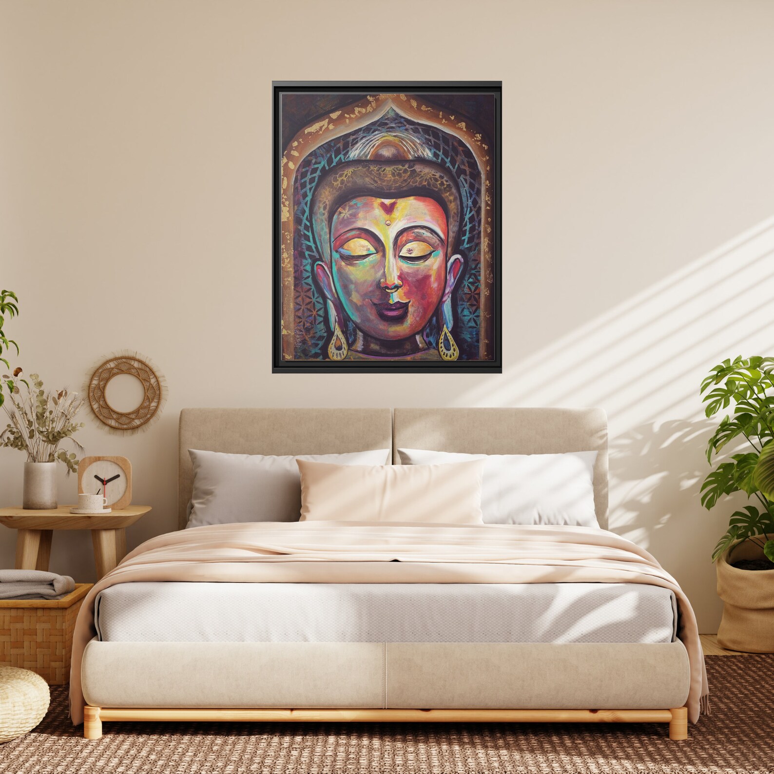 Spiritual Goddess Framed Canvas Art Custom Canvas Prints With Frame ...