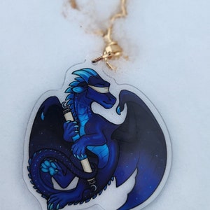 Starflight Wings of Fire Wof Double Sided Acrylic Charm Keychain Dragon ...