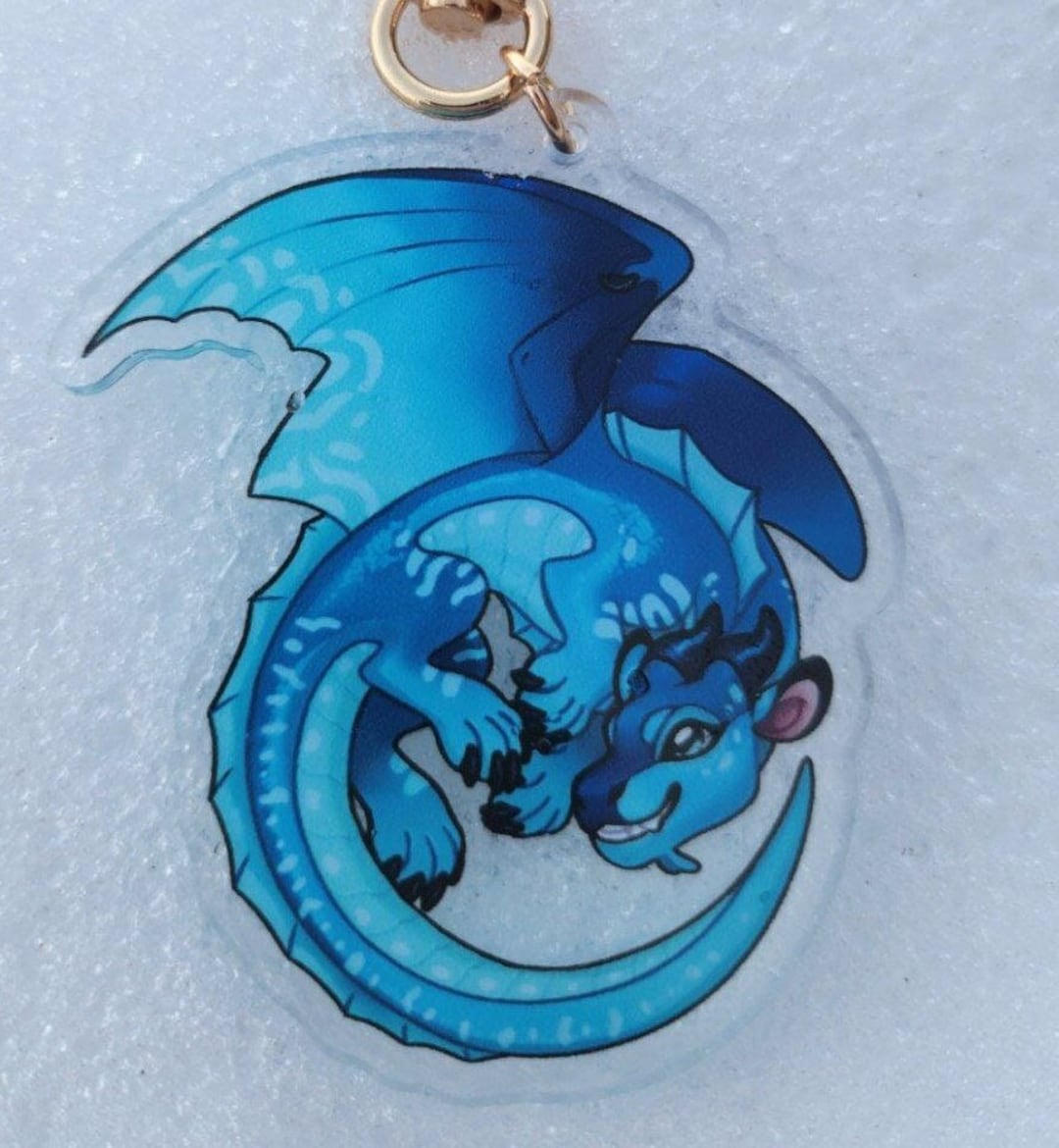 Tsunami - Wings of Fire Double Sided Acrylic Charm - Etsy