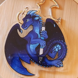 Starflight Wings of Fire Wof Double Sided Acrylic Charm Keychain Dragon ...