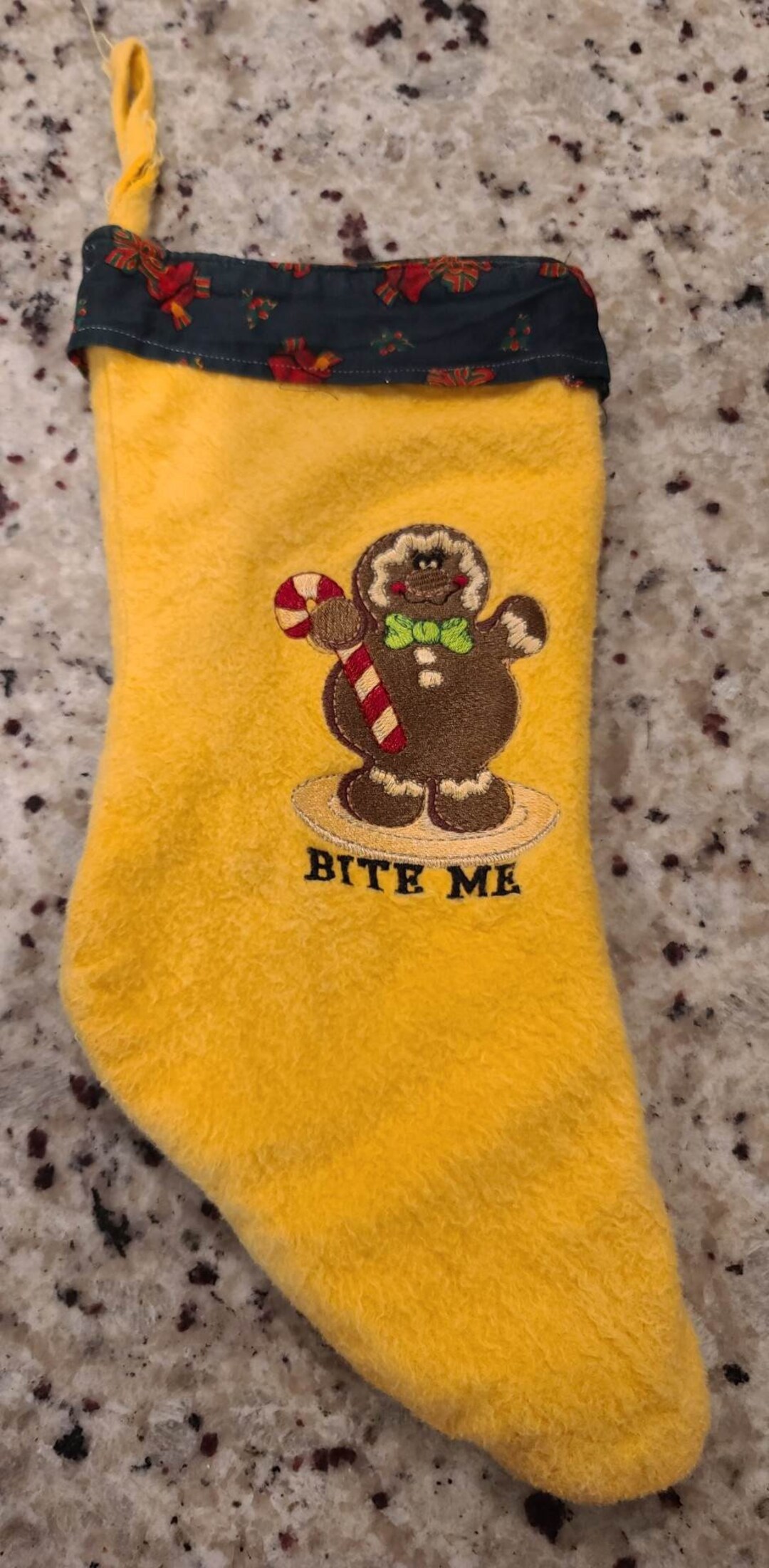 Gingerbread Cookie Stocking. Home Made - Etsy