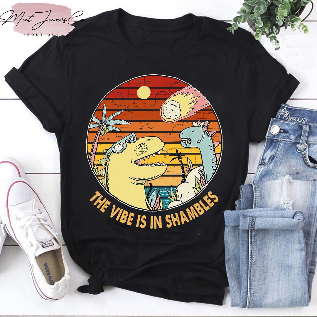 The Vibes Are in Shambles T-shirt, Meme Shirt, Funny Hoodie, Vintage ...