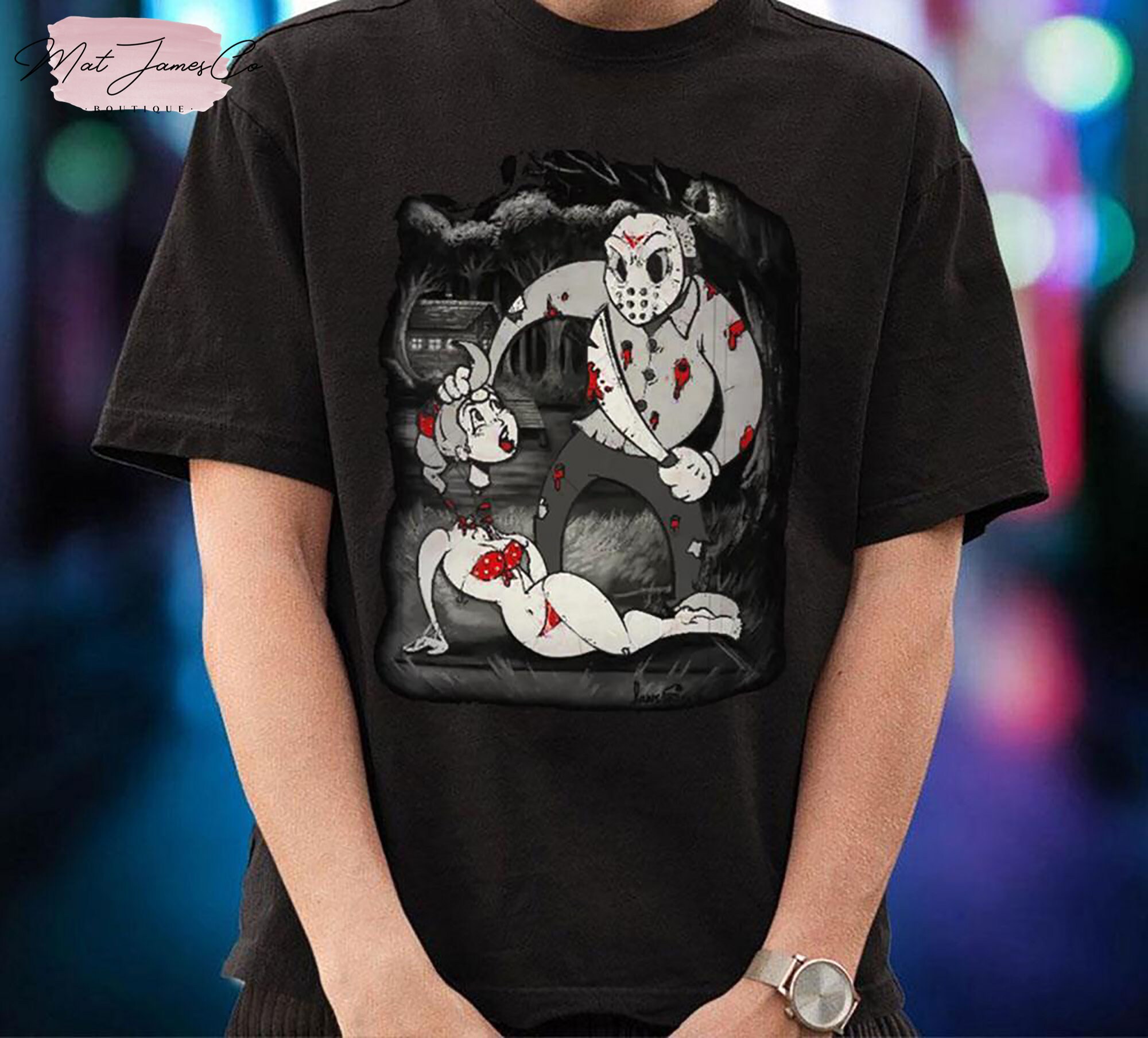 Toon Town Jason Voorhees Halloween Trending Unisex T-shirt, Friday the ...