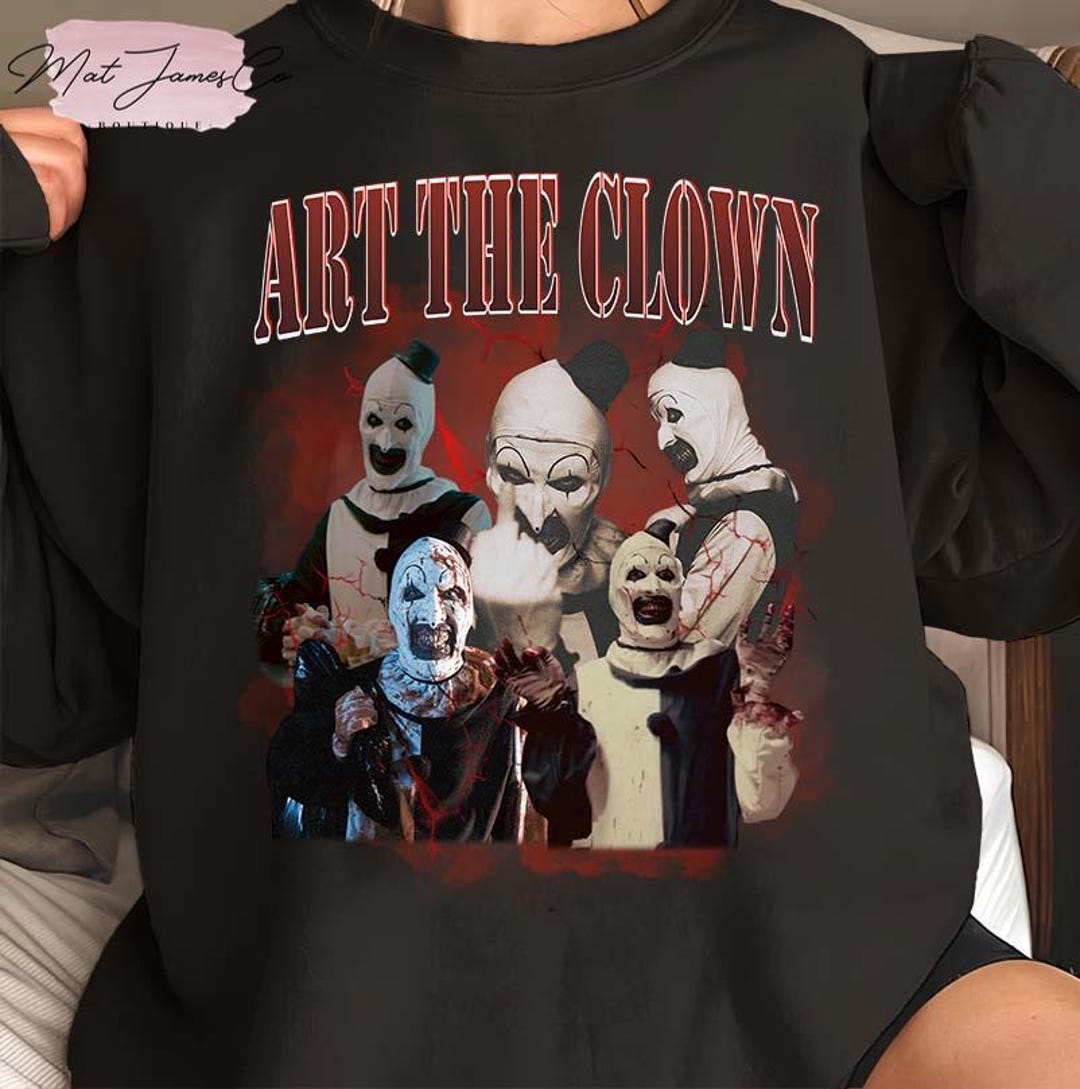Art the Clown Halloween Bootleg Shirt, Terrifier Halloween T-shirt ...
