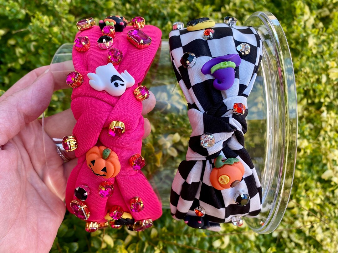 Halloween Knotted Headband Halloween Headbands Jeweled Knotted Headband ...