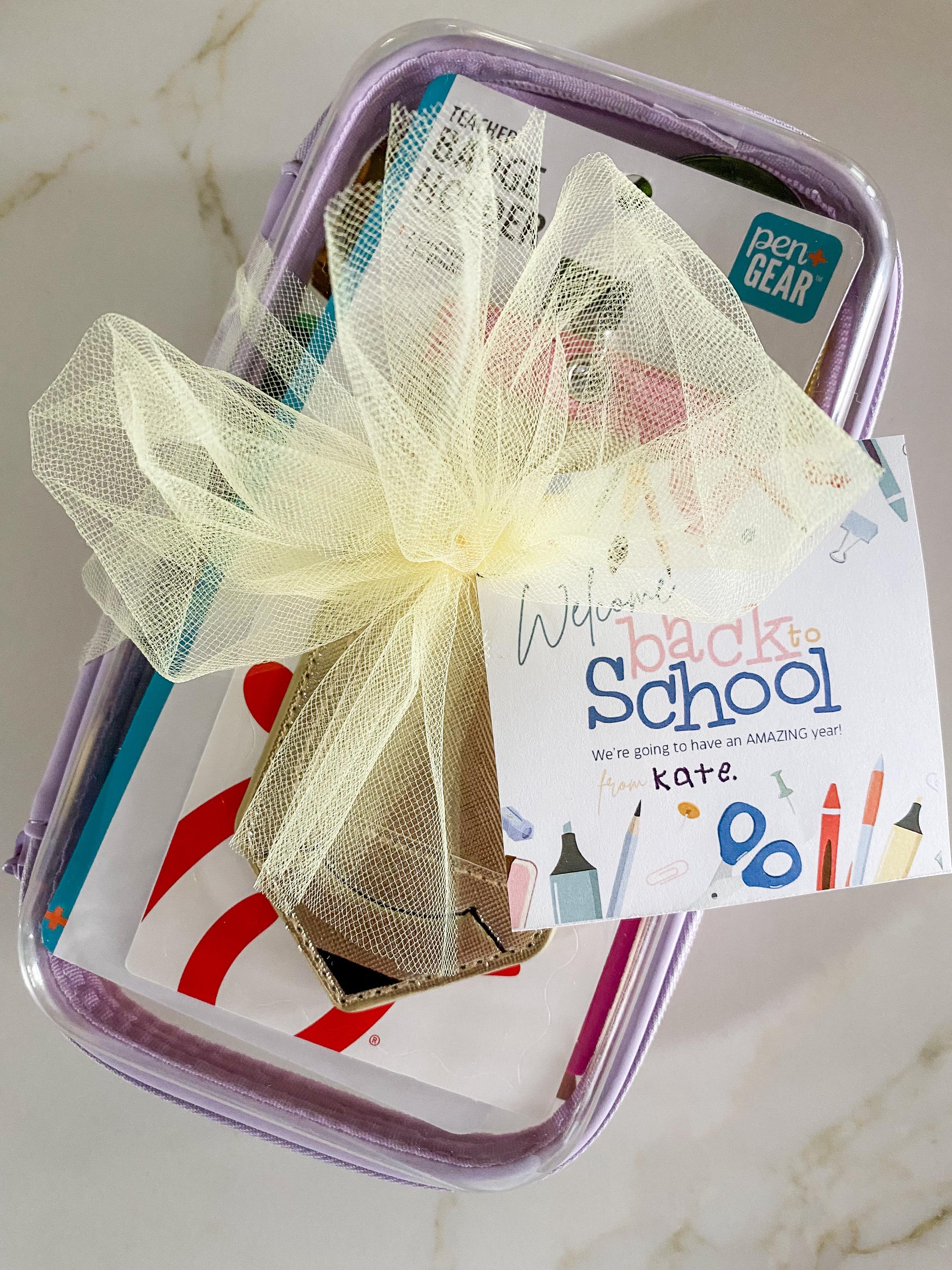 Back to School Gift Tag Printable Teacher Gift Tag First Day of School ...