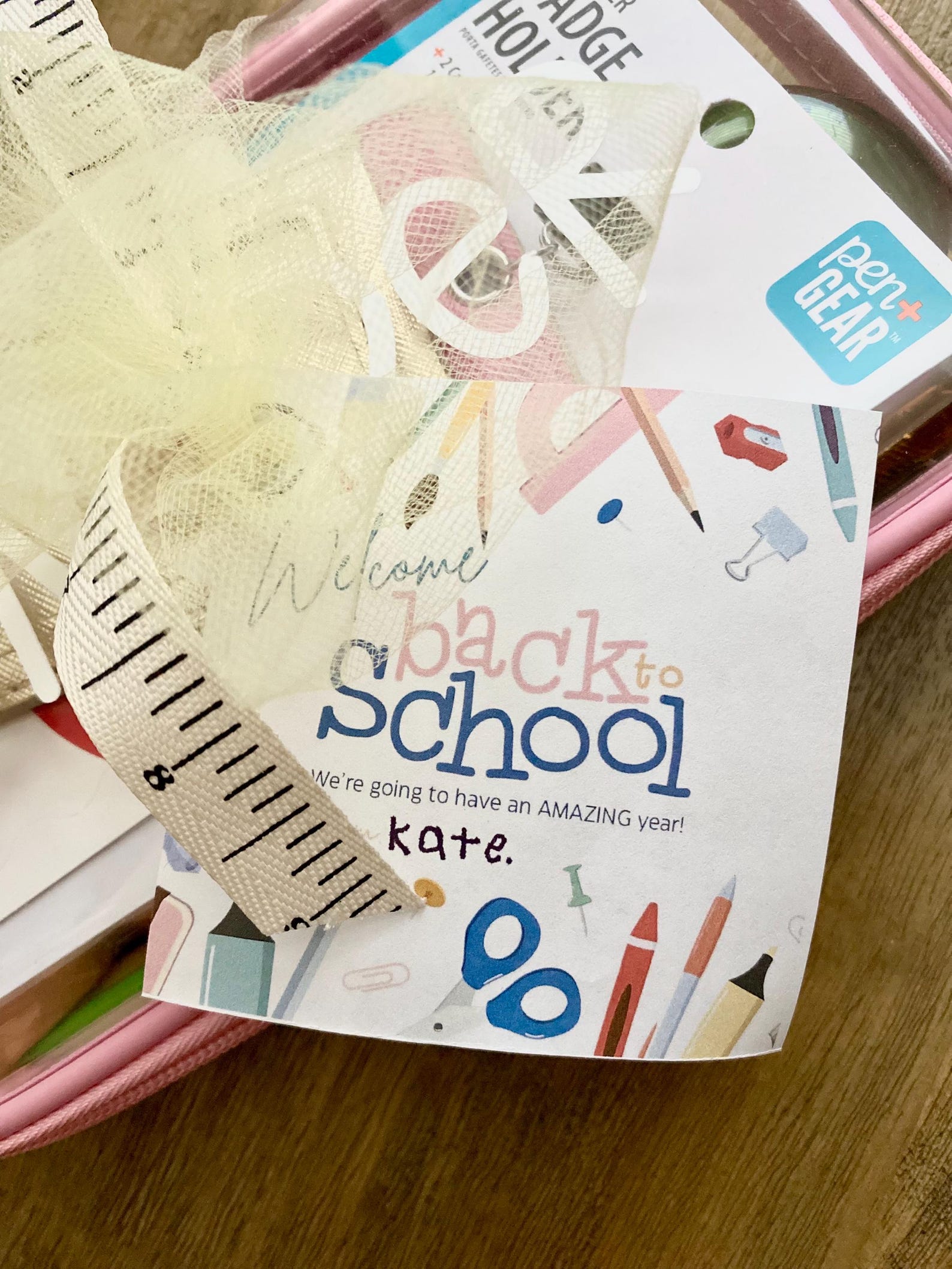 Back to School Gift Tag Printable | Teacher Gift Tag | First Day of ...