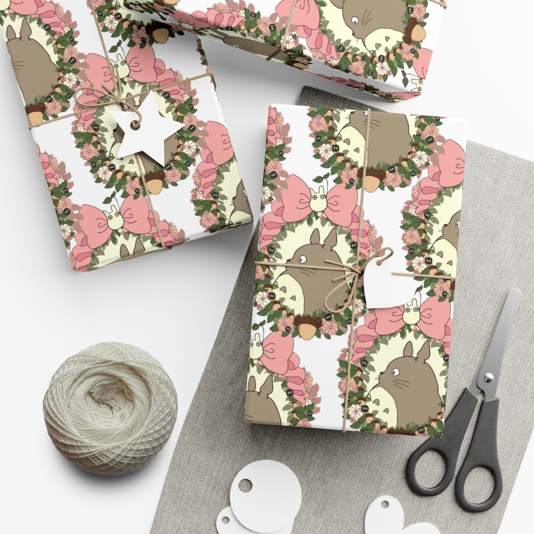 Totoro Gift Wrap Papers - Etsy