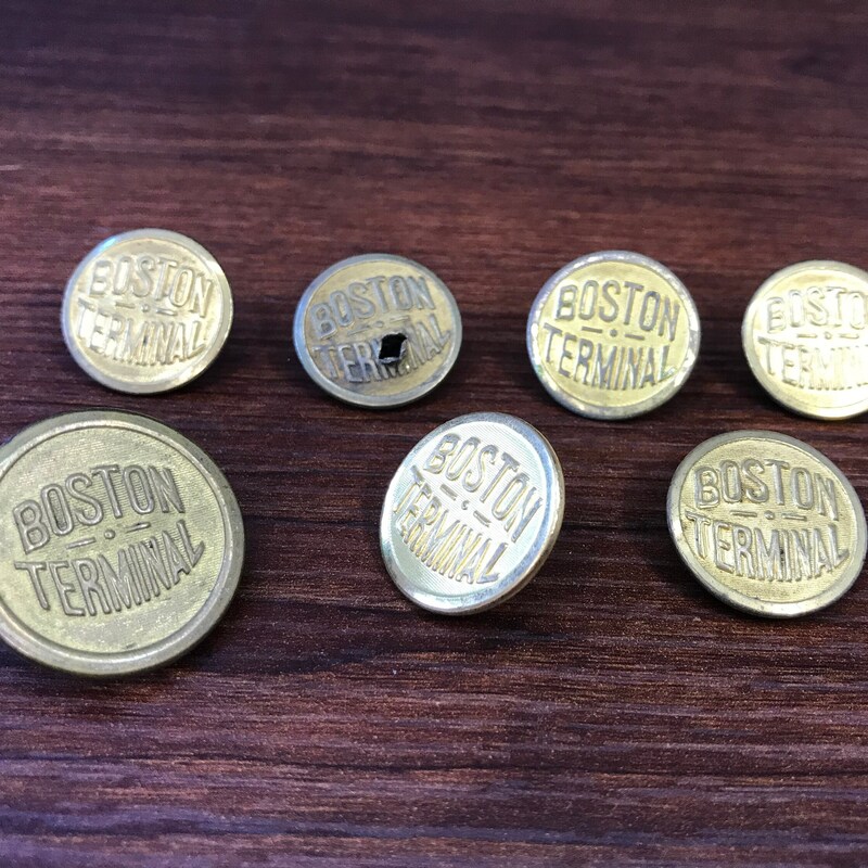 Railroad Uniform Buttons - Etsy