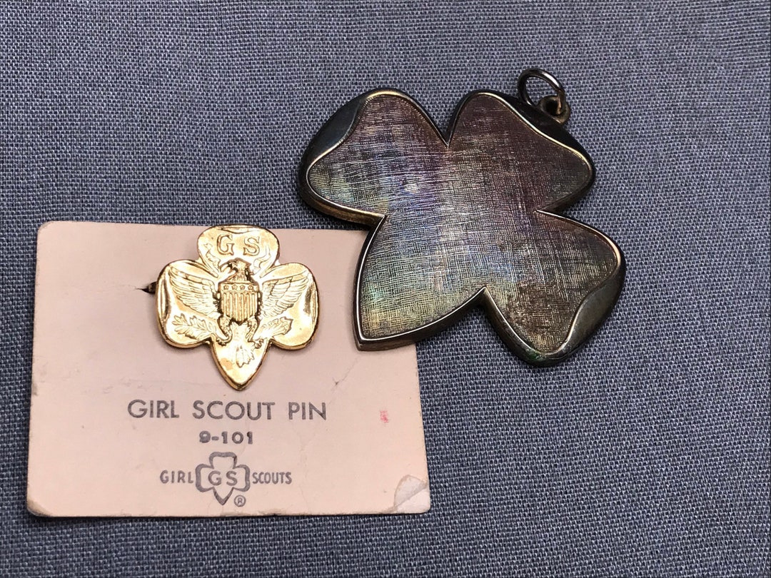 Girl Scout Pendant and Pins - Etsy
