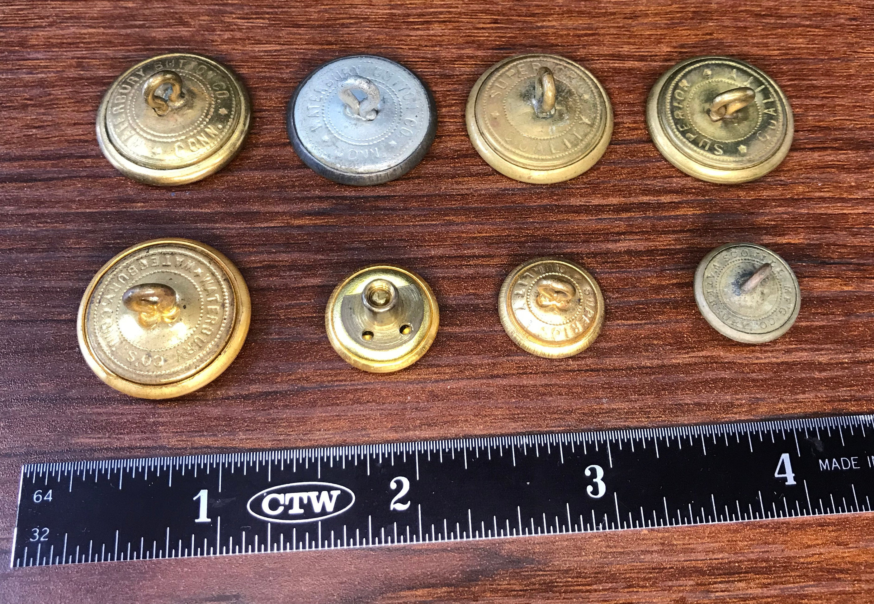 Vintage Train Uniform Buttons - Etsy