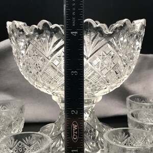 Vintage Mini Punchbowl With Six Cups - Etsy