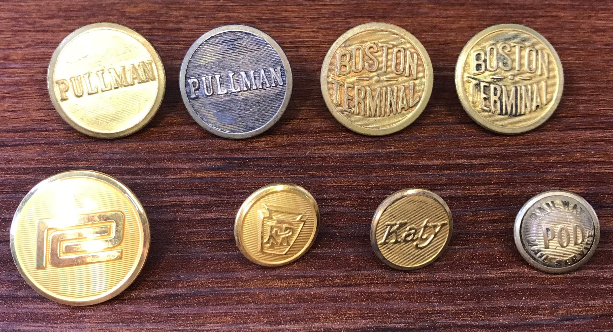 Vintage Train Uniform Buttons - Etsy