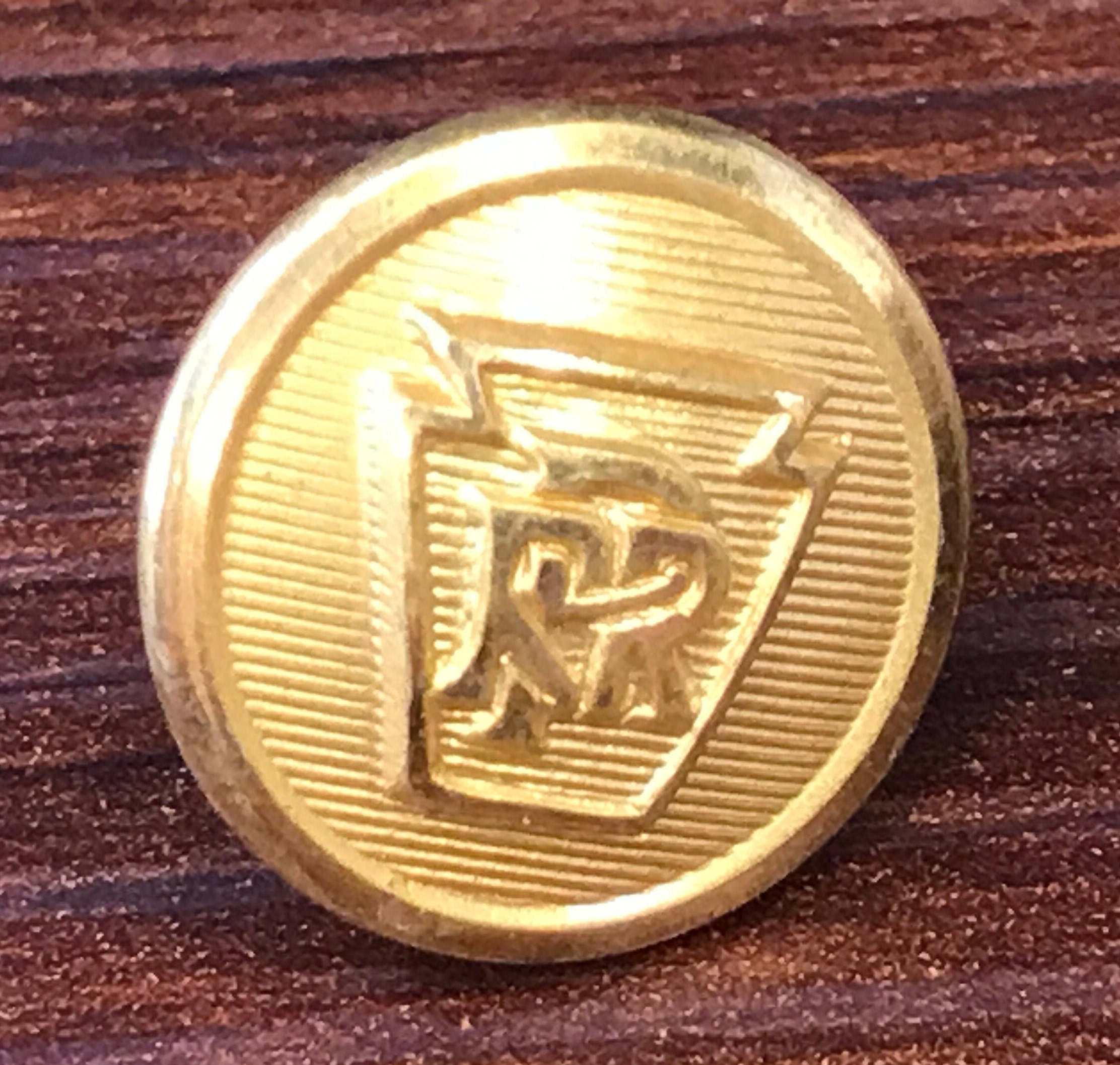 Vintage Train Uniform Buttons - Etsy