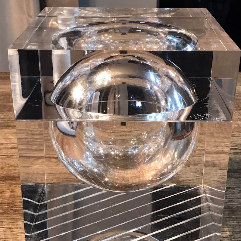 Lucite Cube - Etsy