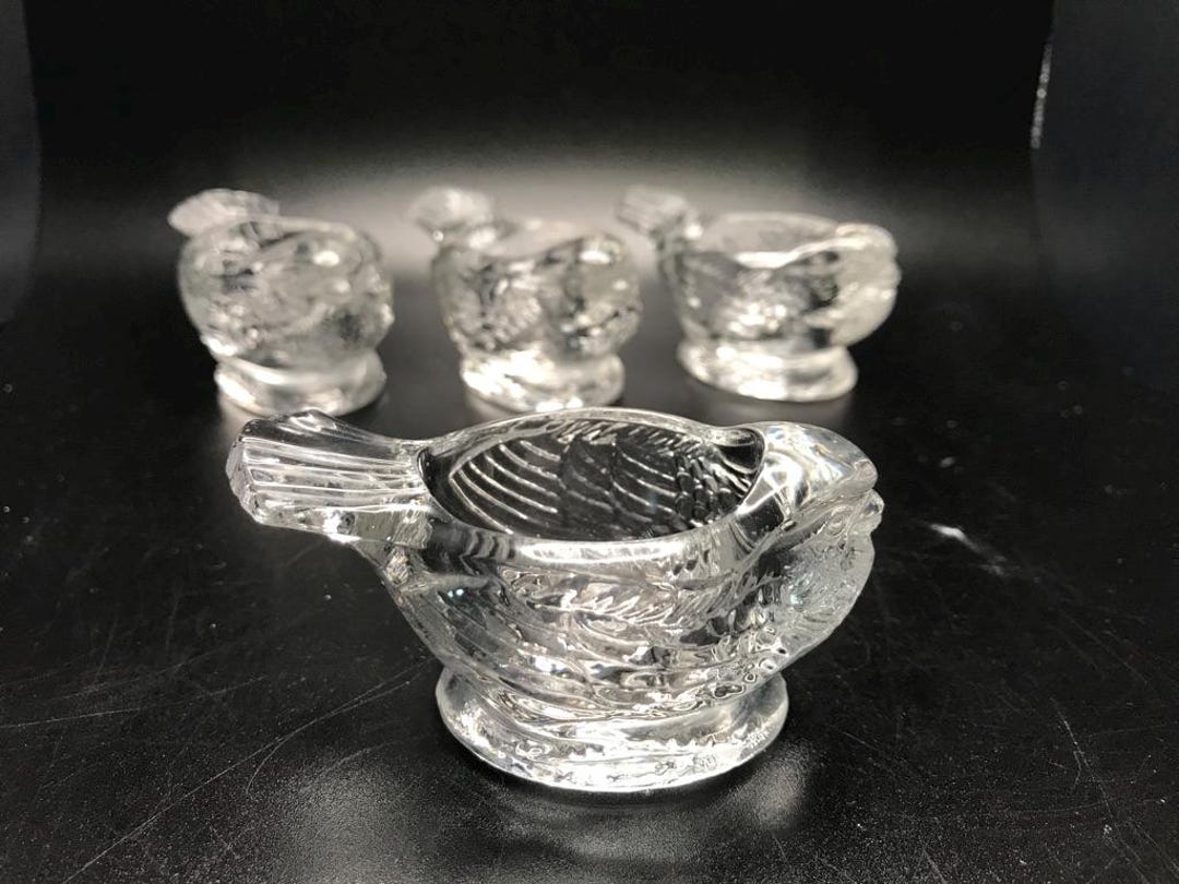 Glass Bird Salt Cellar - Etsy