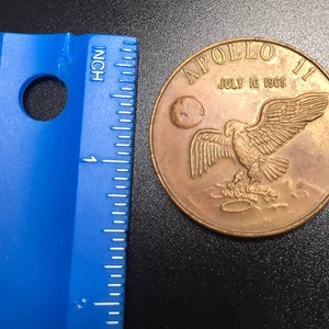Apollo 11 Commemorative Medal - Etsy