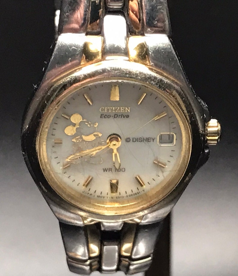 Mickey Mouse Citizen Eco Drive Watch - Etsy