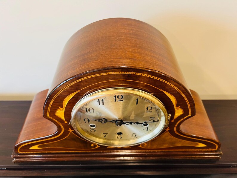 Rare Haller A.C. German Mantel Clock – Nacre Dial – Serviced & Working ...