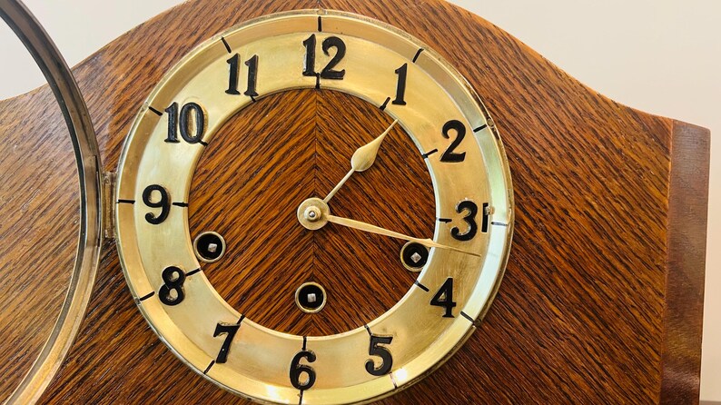 Vintage Kienzle Oak Mantel Clock – Westminster Chimes – Fully Serviced ...