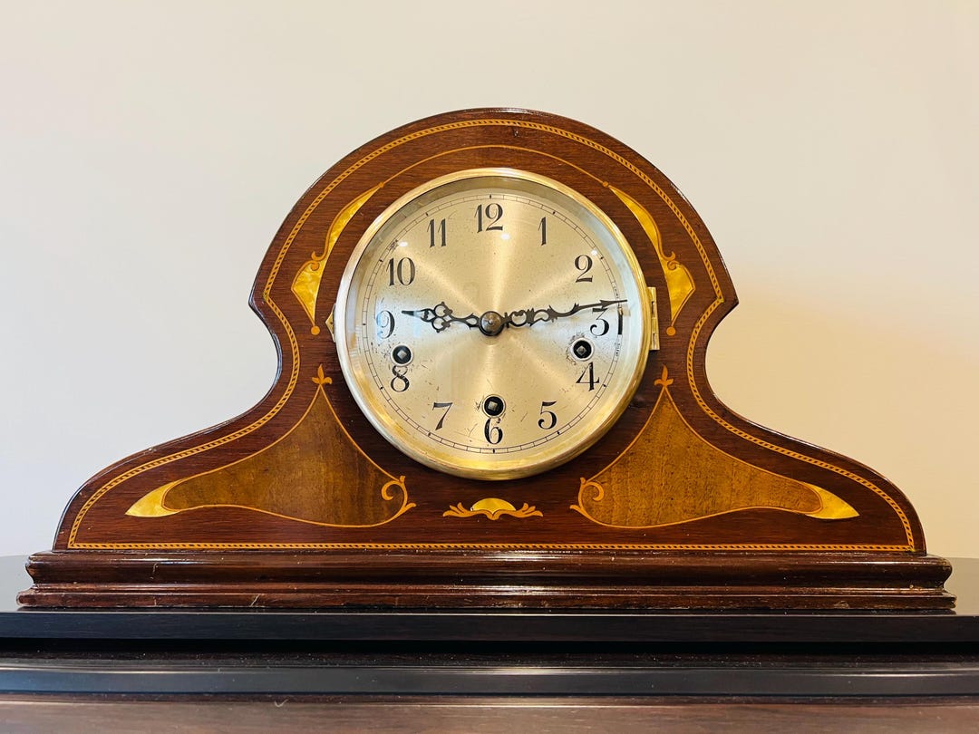 Rare Haller A.C. German Mantel Clock – Nacre Dial – Serviced & Working ...