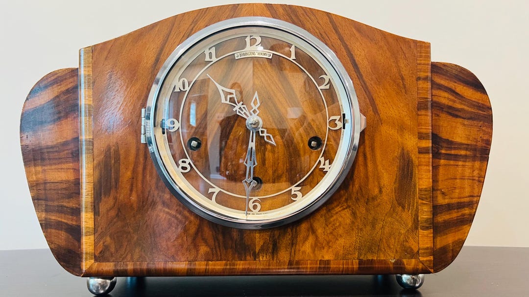 Rare Bravingtons “renown” Mantel Clock | Dual Chime (westminster ...
