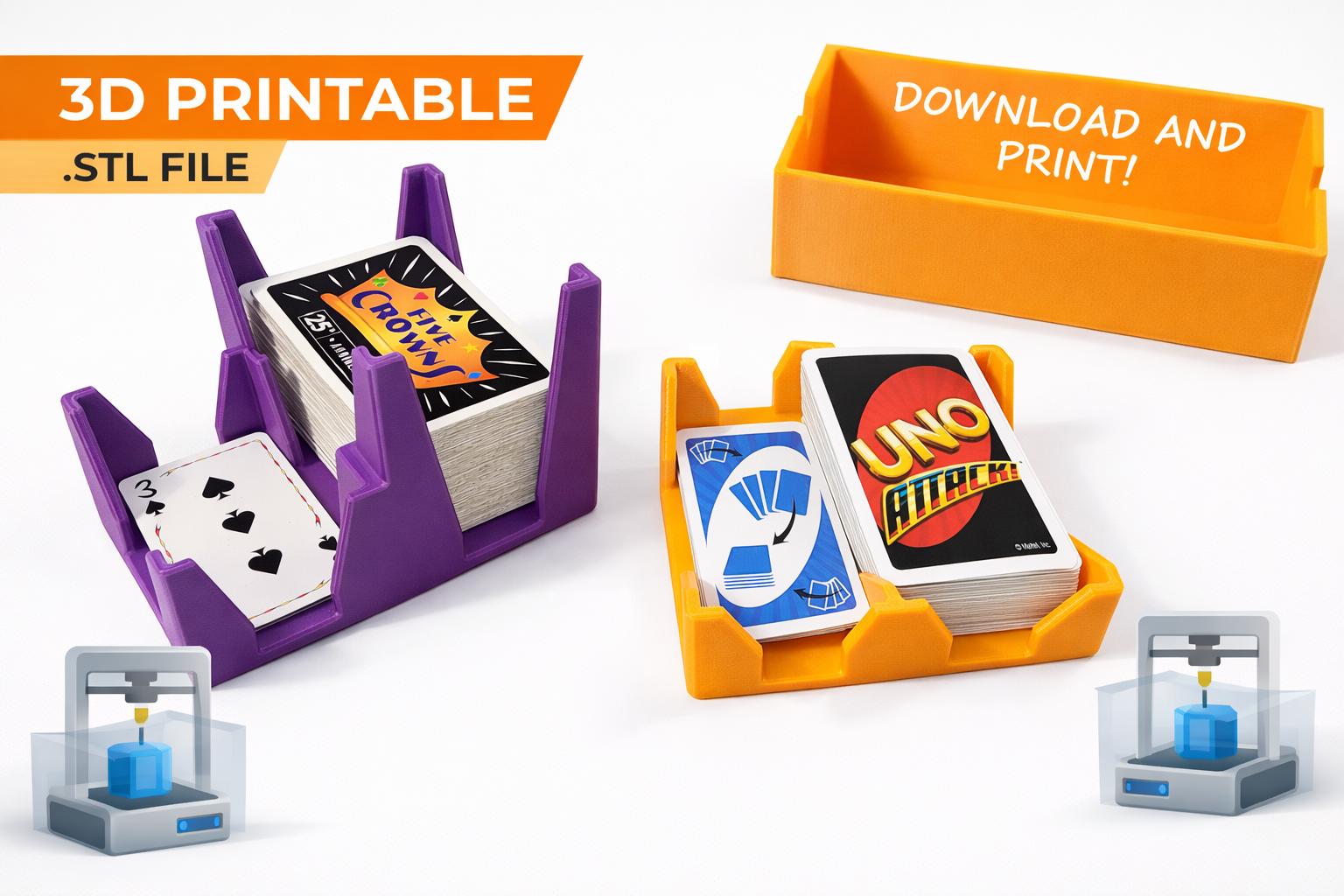 Card Deck Tray for Playing Card Games - Etsy