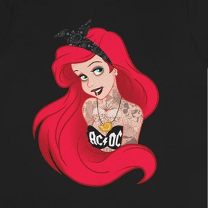 Punk Disney Princess Ariel Drawing