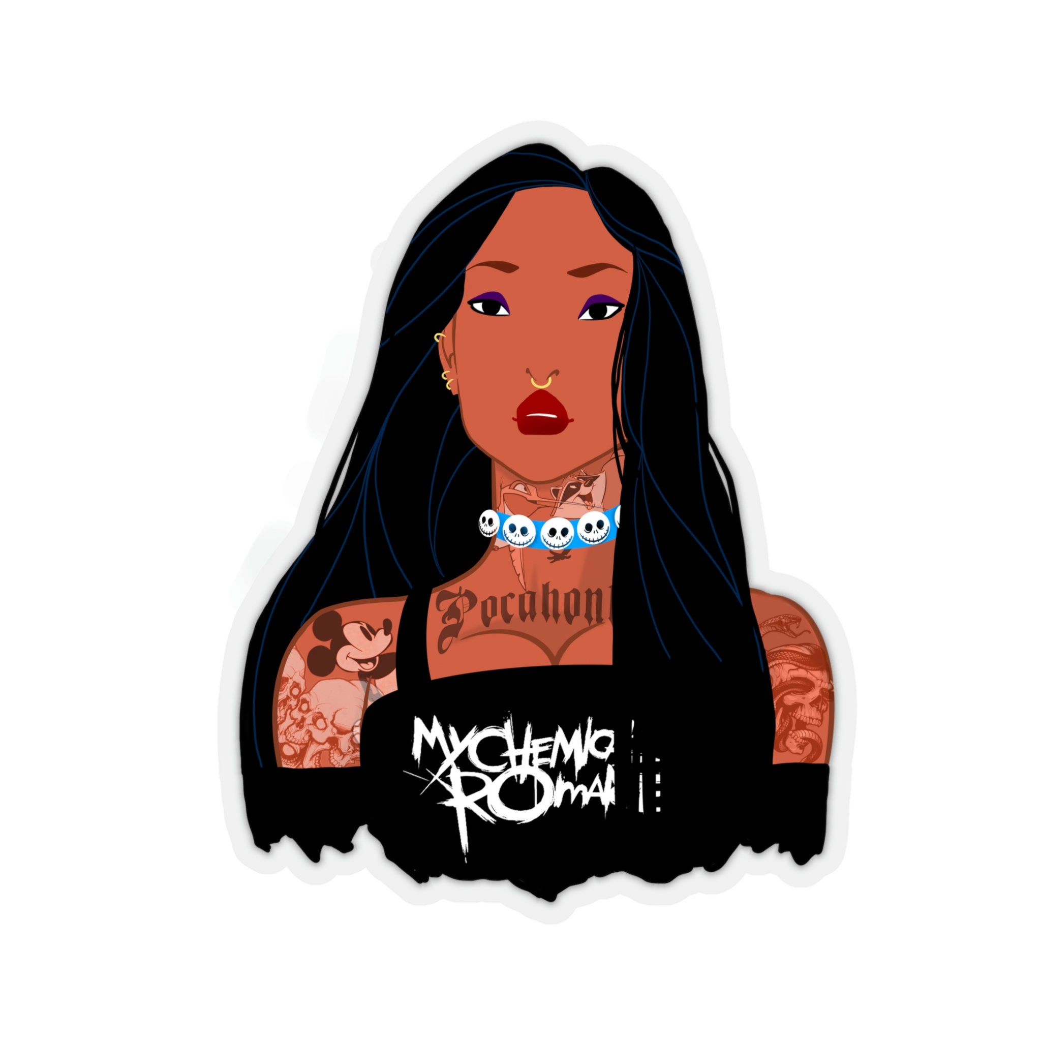 Pocahontas Sticker Stickers Disney Goth Disney Princess - Etsy