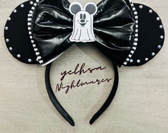 Pastel Mickey Ghost Ears - Etsy