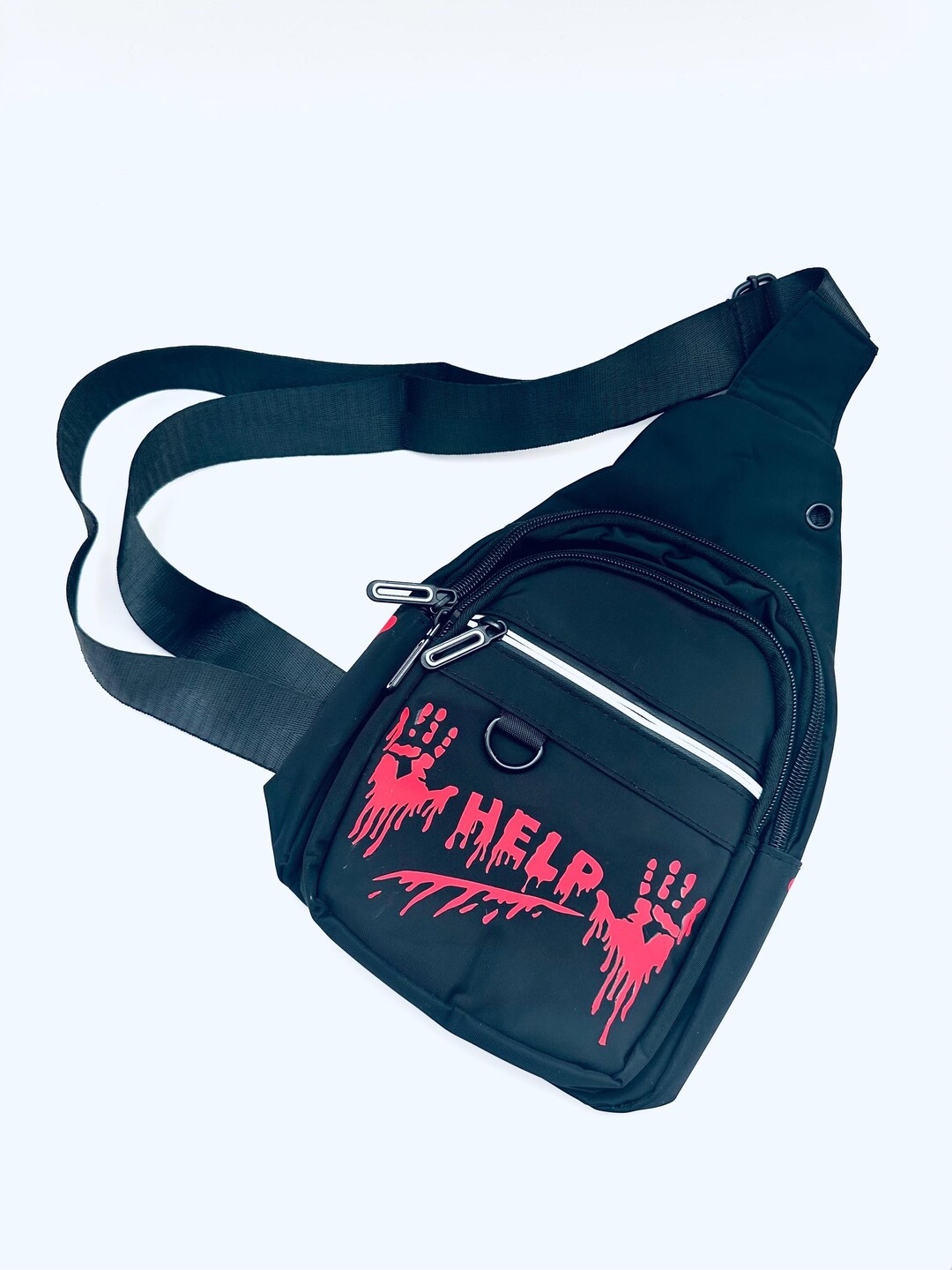 Black Crossover Nylon Blood Splatter Help - Etsy