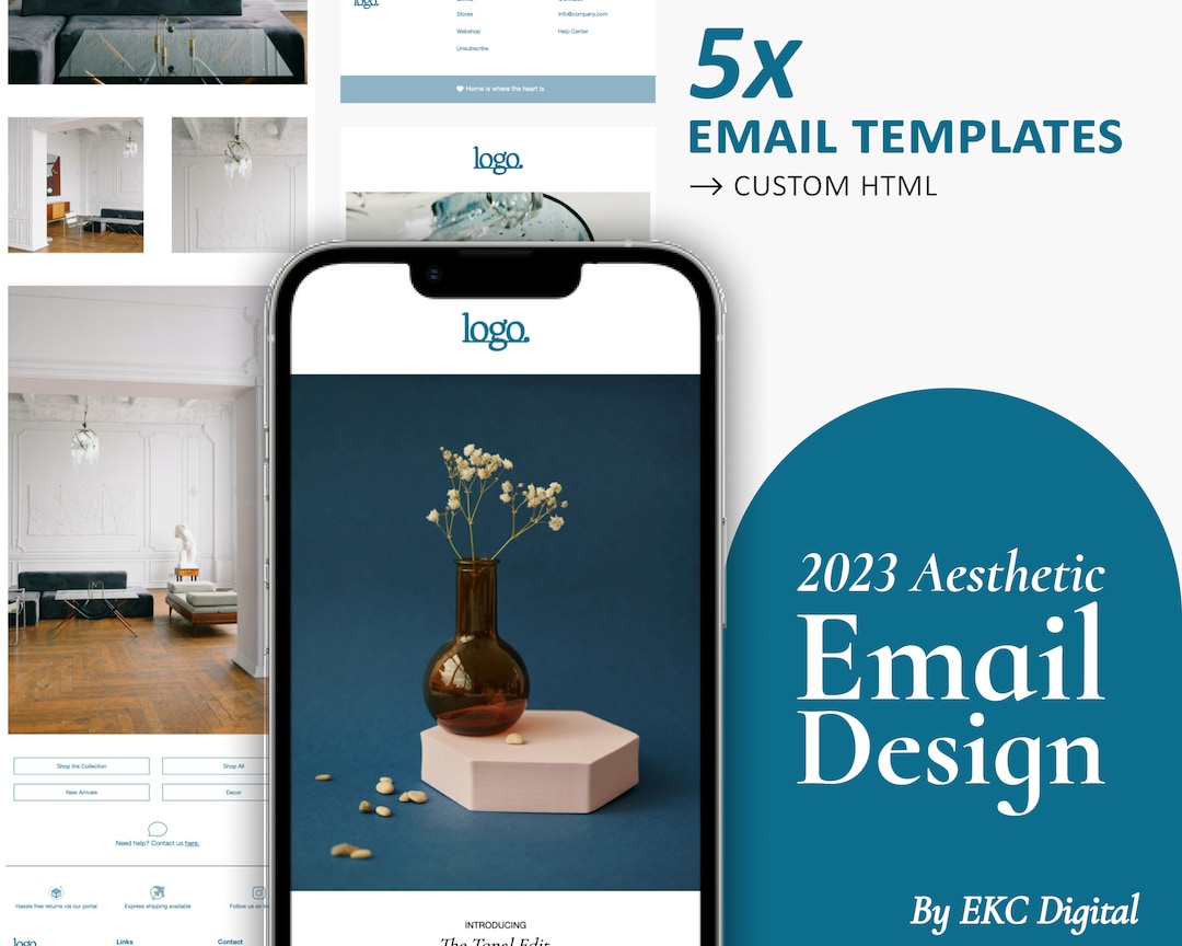5 Responsive Edms, HTML Email Templates, 2023 Email Newsletter Template ...