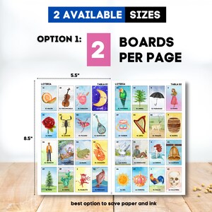 Watercolor Mexican Loteria, Mexican Theme Party Bingo Set, Mexican ...