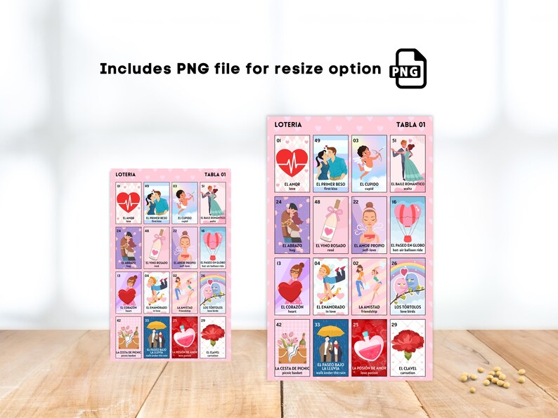 Lotería de San Valentín, 30 tableros imprimibles, Bingo de San Valentín ...