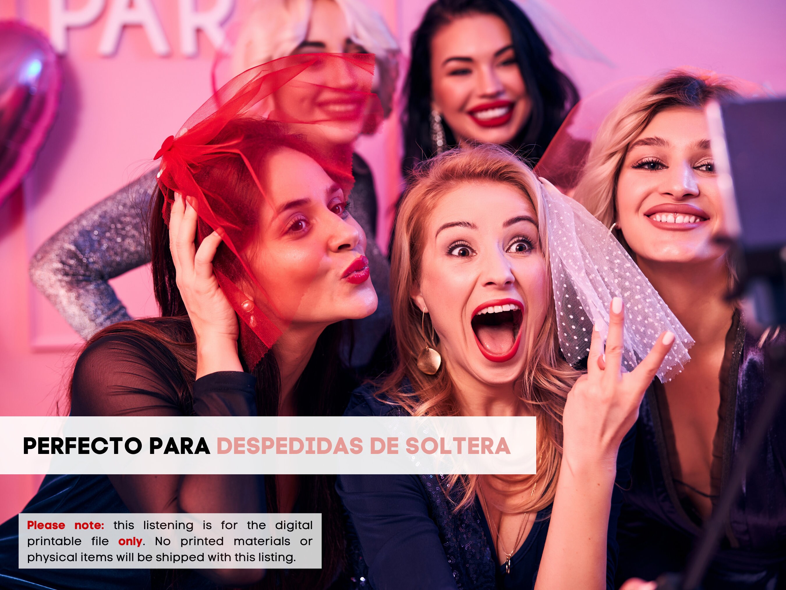 Loteria Despedida De Soltera, 20 Tableros Imprimibles, 54 Cartas Con ...