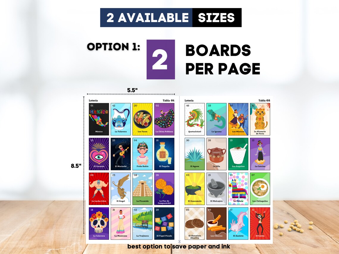 Mexican Loteria, Loteria Mexicana, 100 Boards, 54 Calling Cards, Viva ...