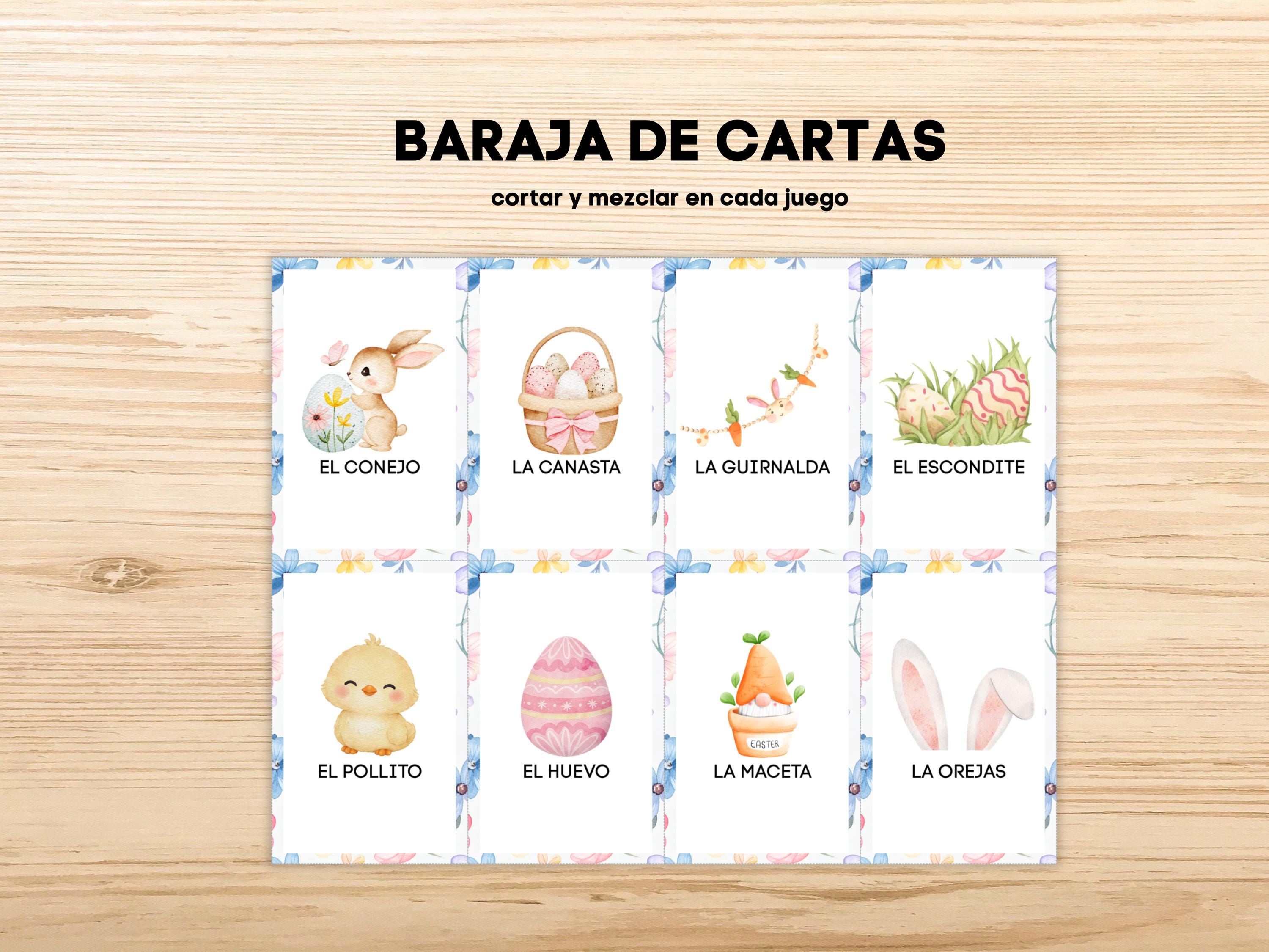 Loteria Pascua, 30 Tablas Imprimibles, Bingo Primavera Y Semana Santa ...