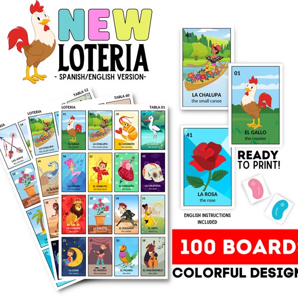 Mexican Loteria - Etsy