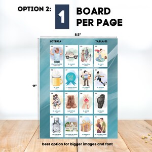 Father's Day Loteria, Loteria Día Del Padre, 60 Boards, 54 Cards ...