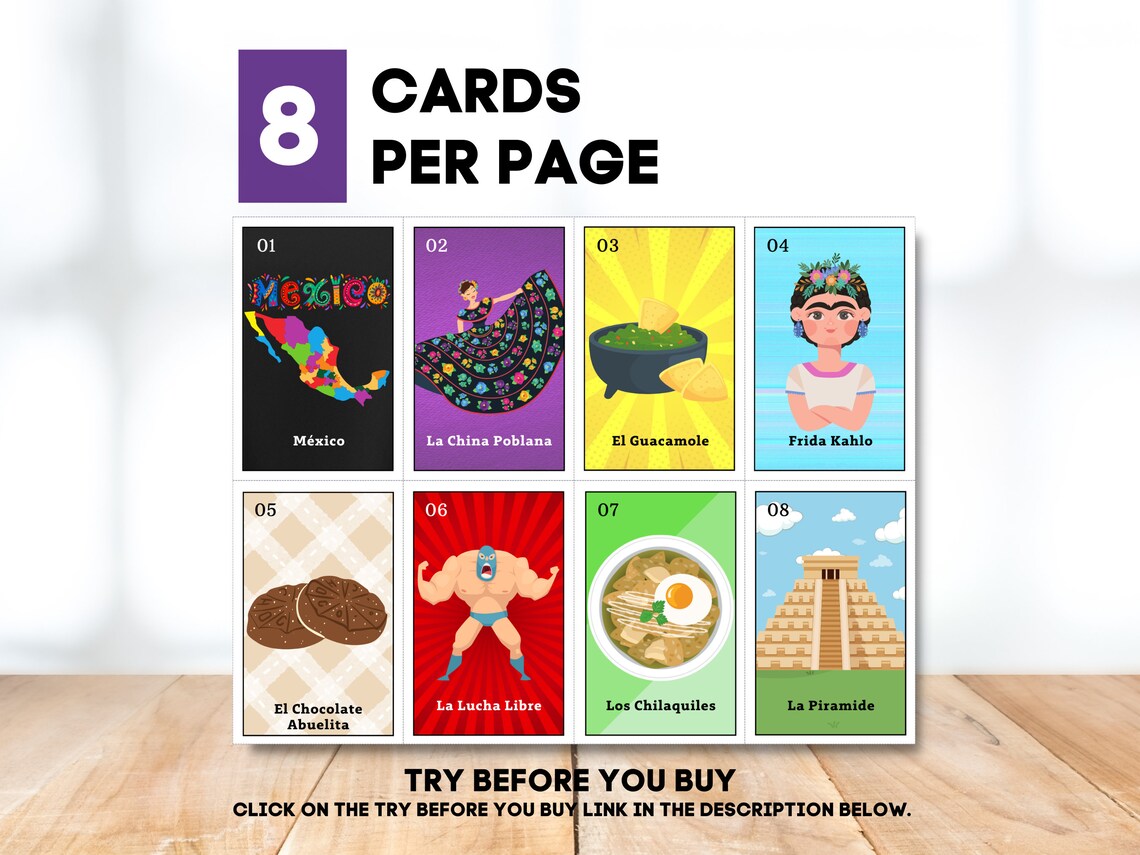 Mexican Loteria, Loteria Mexicana, 100 Boards, 54 Calling Cards, Viva ...