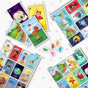 New Mexican Loteria, 40 Boards, Mexican Bingo, Bilingual Loteria ...