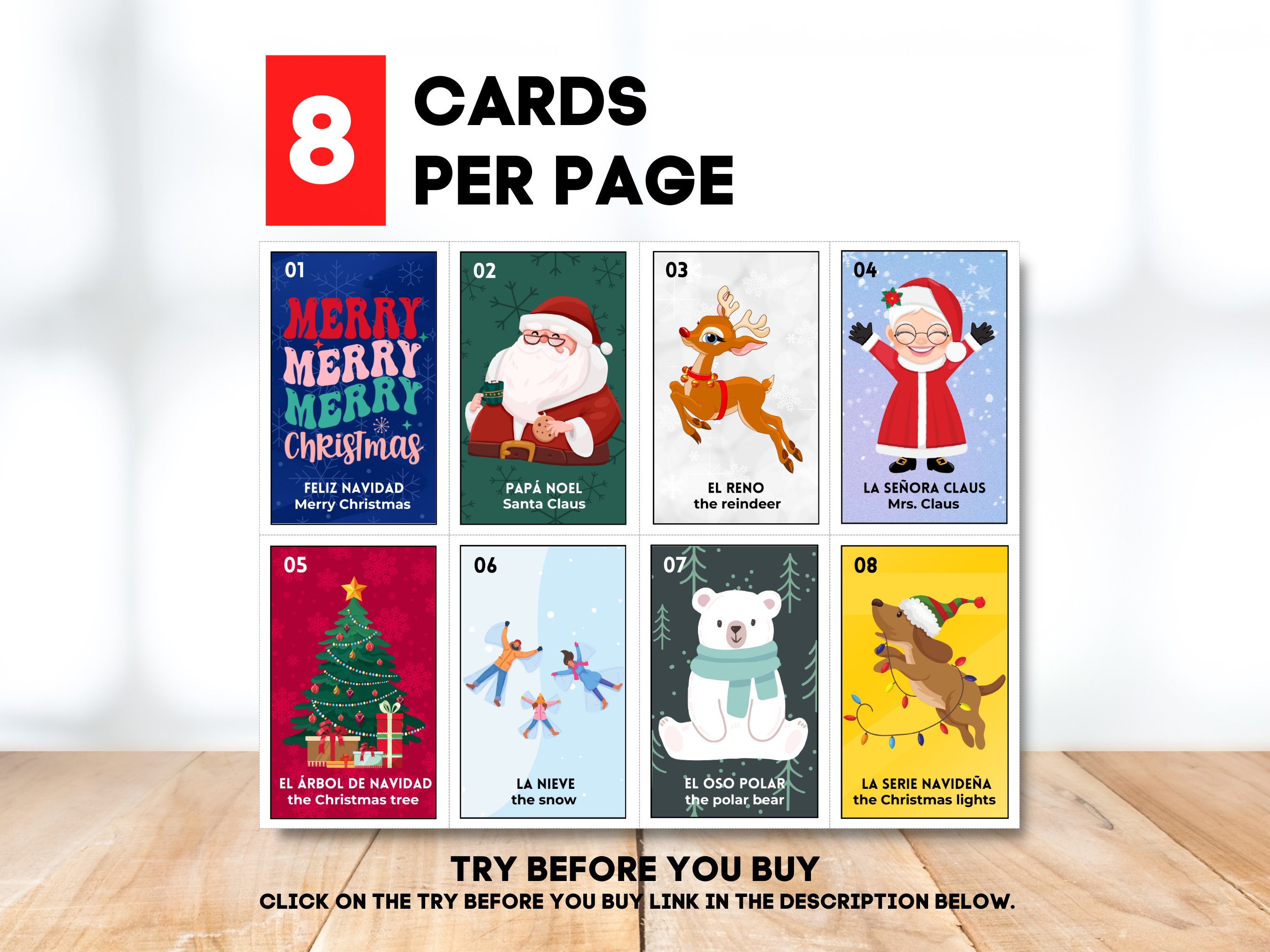 Christmas Loteria, Loteria Navideña, Christmas Bingo, Christmas Family ...