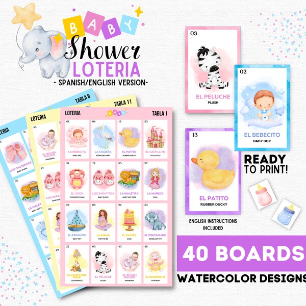Baby Shower Unique Games - Etsy